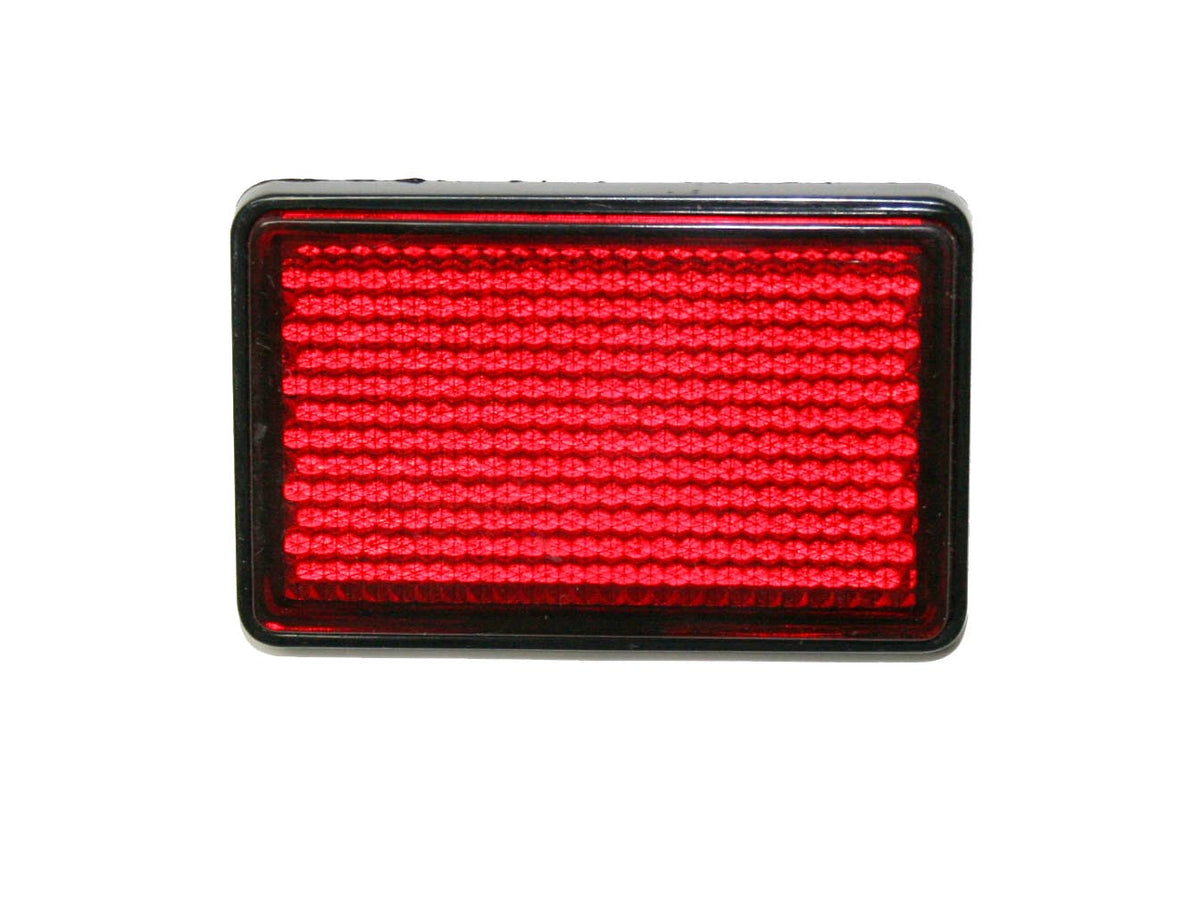 Reflector - Red - Rectangular – XS650 Direct